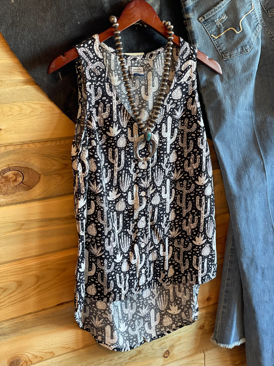 Beryl Tank {Desert Cactus} – Woolies Quality Clothiers