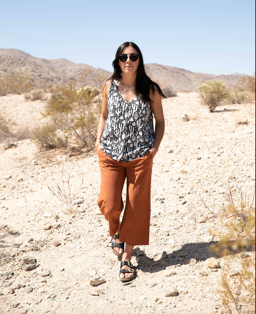 Beryl Tank {Desert Cactus} – Woolies Quality Clothiers